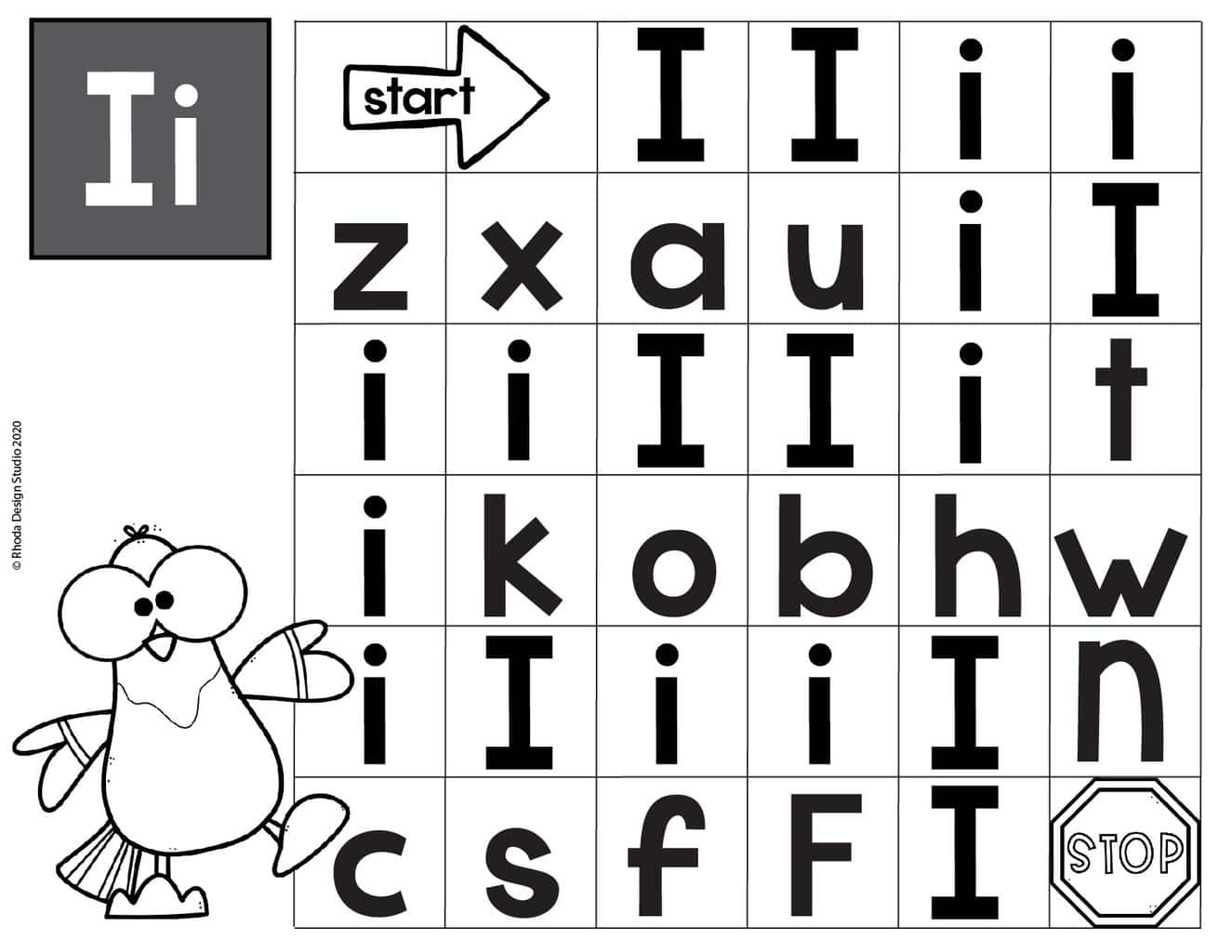 26 Alphabet Maze Worksheets: Free Kindergarten Letter Practice