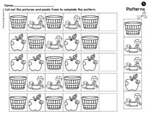 The Perfect Blend of Fun and Learning: Free Apple Themed Pattern Worksheets