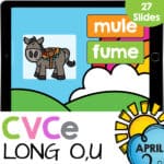 Long O Worksheets, Long U Worksheets: Free CVCe Word Word