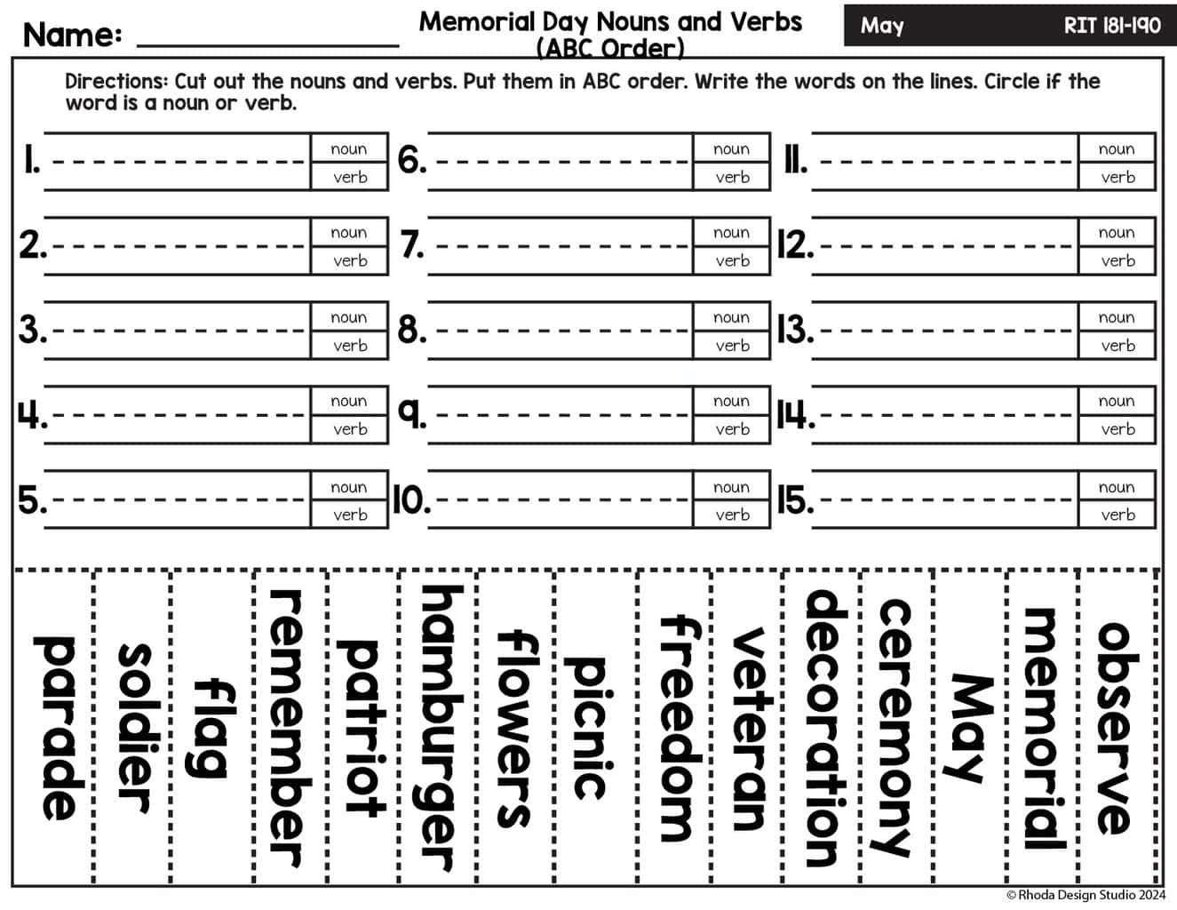 Memorial Day Worksheets: Honoring the Past Through Education and Engagement