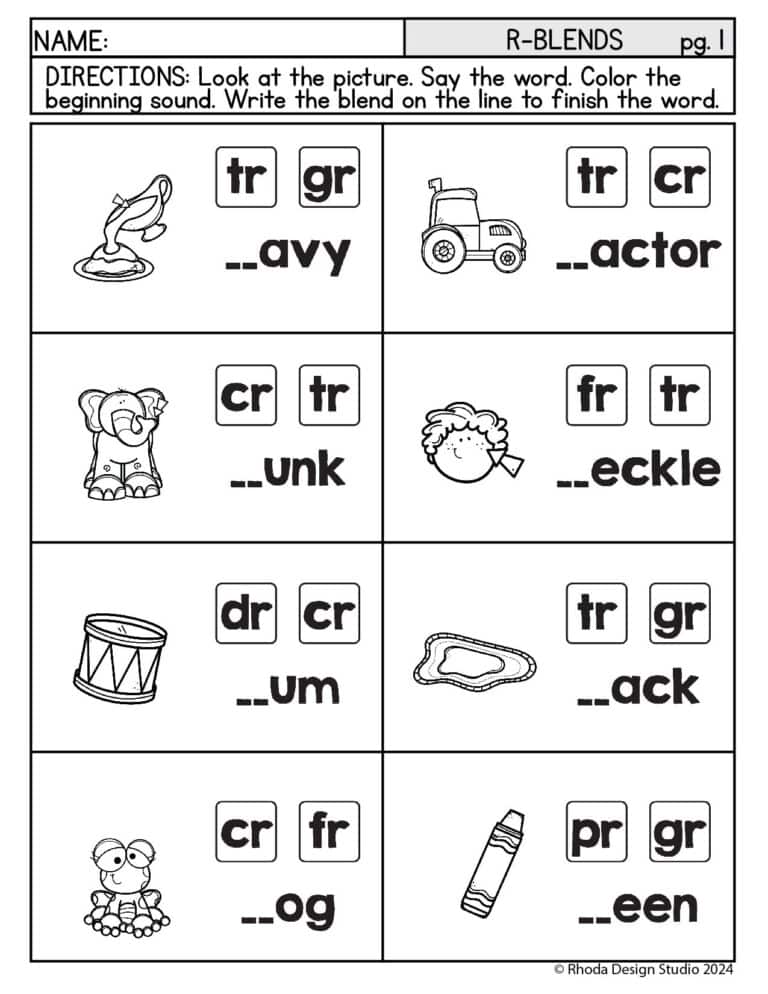 10 Ways to Master R-Blends with Engaging Activities
