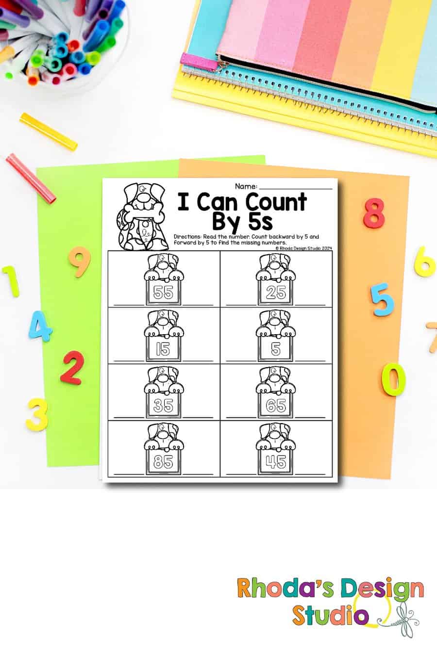 I Can Count: Skip Counting by 5s Worksheets