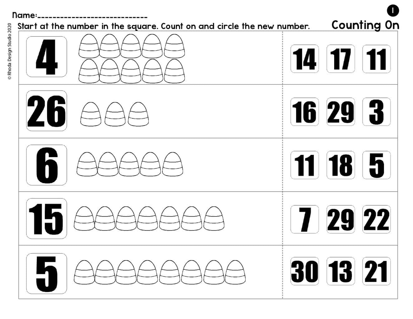 How Many and Counting Beyond 10: Free October Worksheets