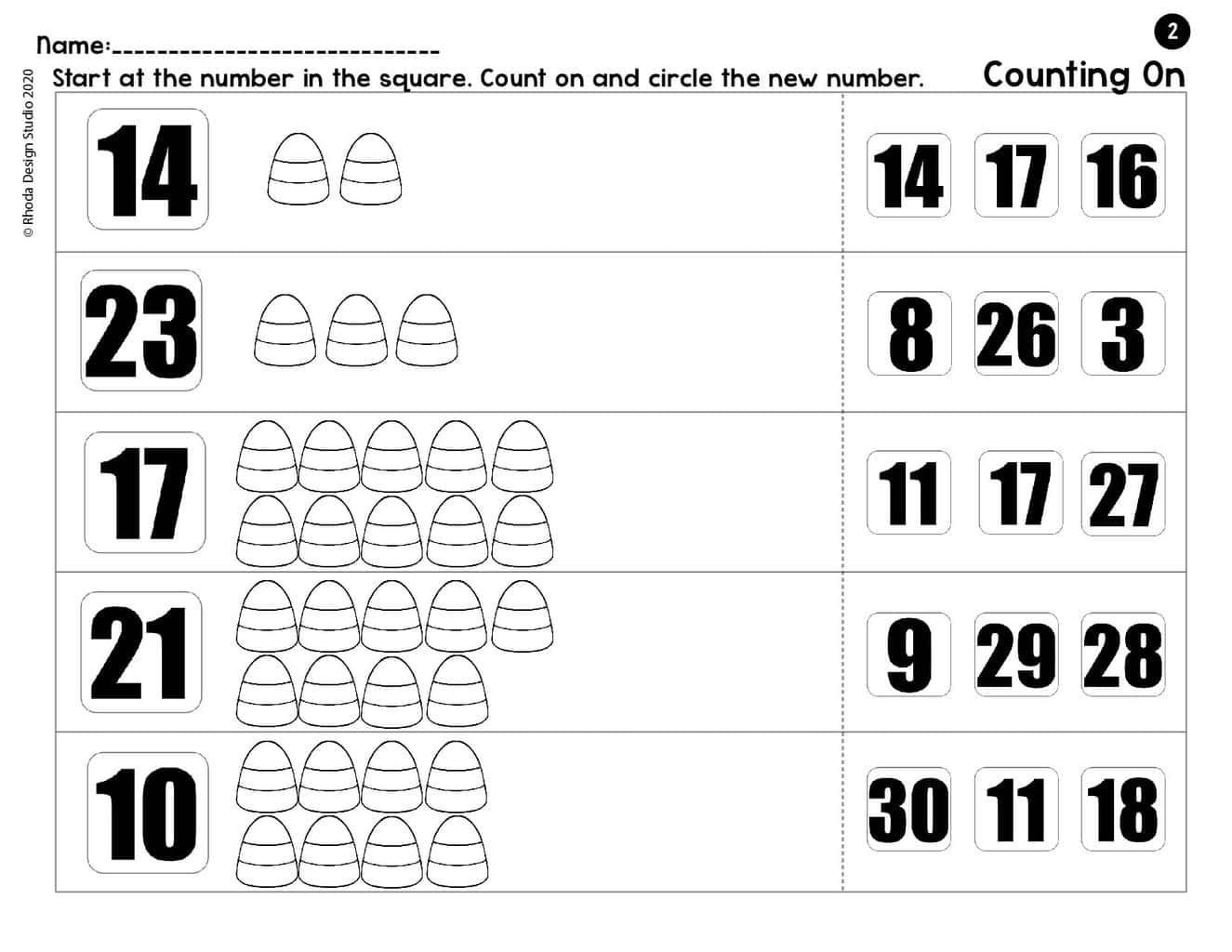 How Many and Counting Beyond 10: Free October Worksheets