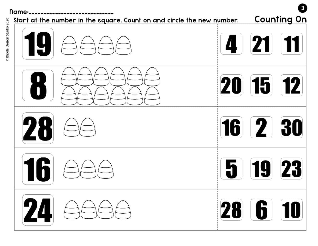 How Many and Counting Beyond 10: Free October Worksheets