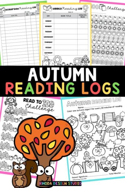 Free Printable Christmas Reading Logs for Homework and Tracking