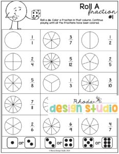 Fractions Worksheets and Activities