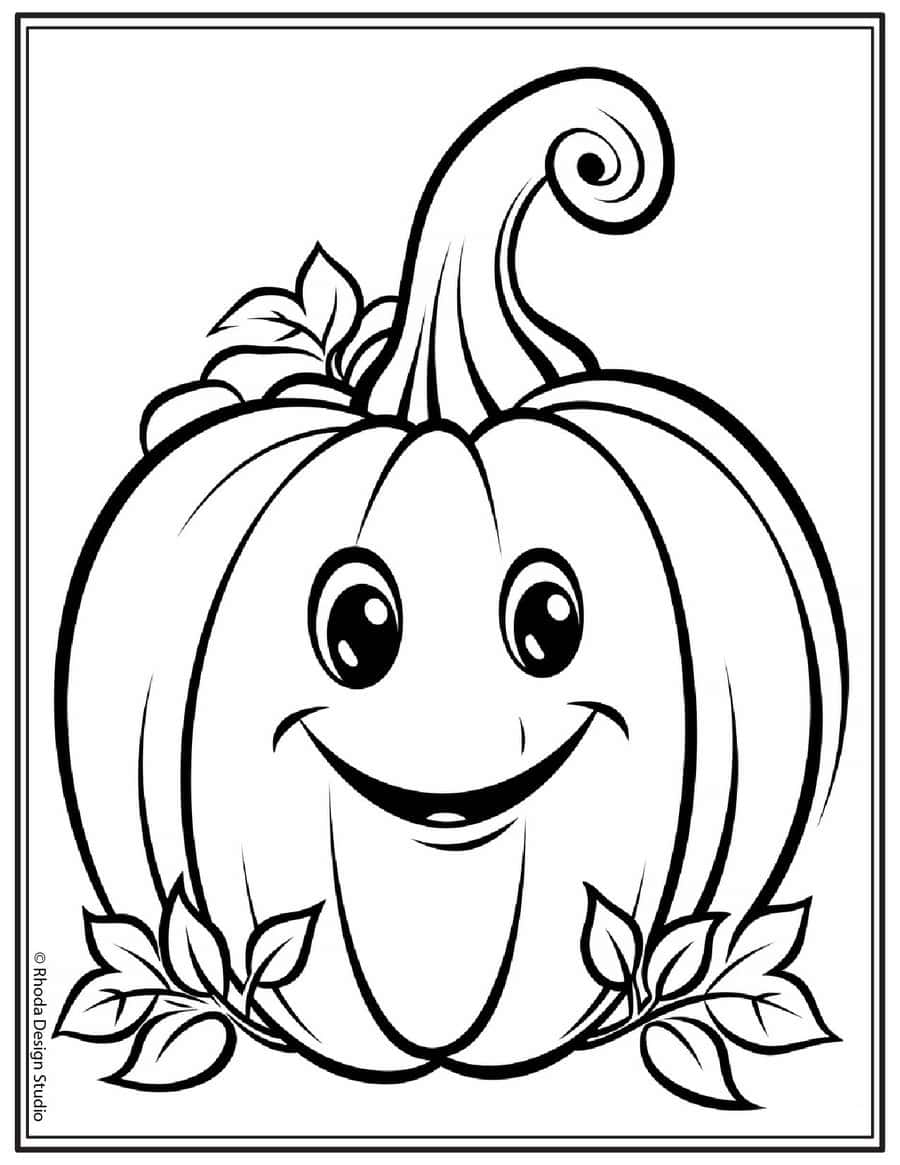 Ideas For Pumpkin Coloring