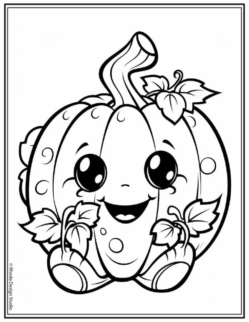 Over 46 Free Pumpkin Coloring Pages