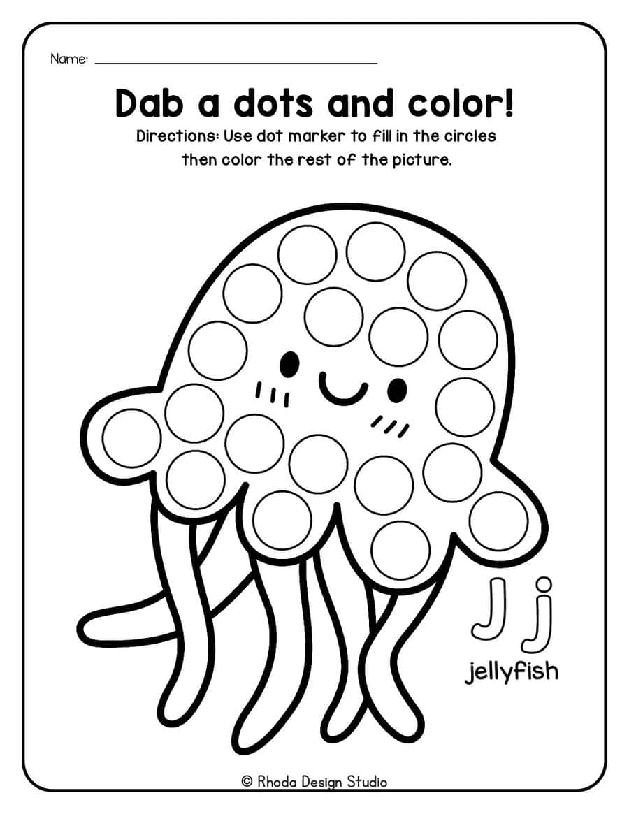 Letter J Coloring Pages