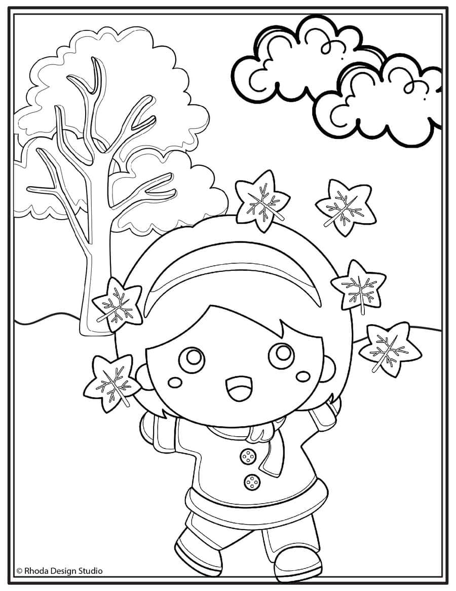 Autumn & Fall Coloring Pages (16 Free PDF Printables)