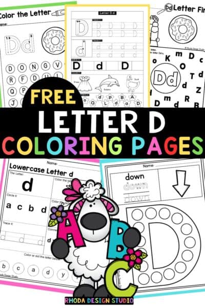 Letter Coloring Pages and Alphabet Practice