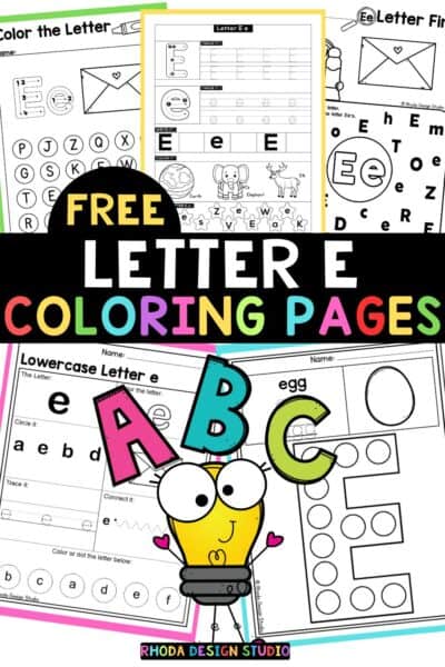Letter Coloring Pages and Alphabet Practice