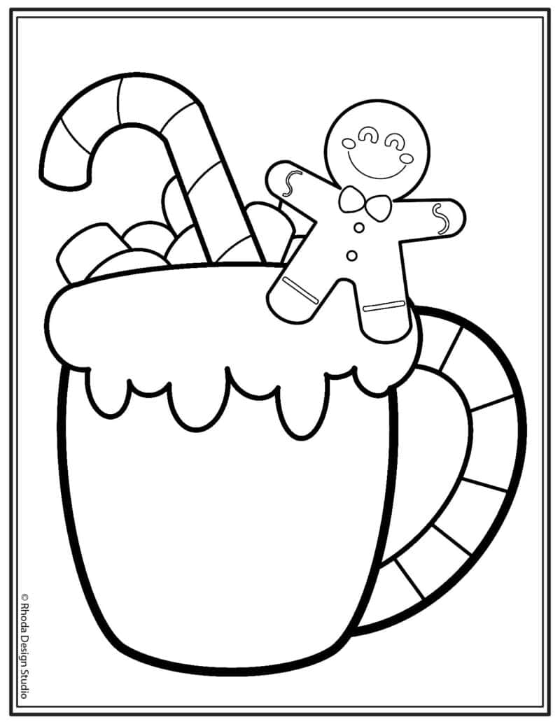 54 Free Christmas Coloring Pages to Celebrate the Holiday