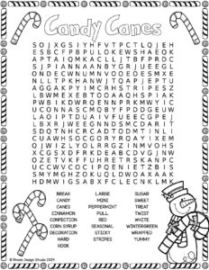 25 Free Christmas Word Searches