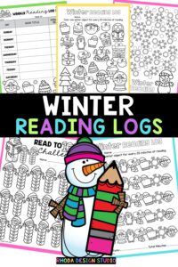 Free Printable Christmas Reading Logs for Homework and Tracking