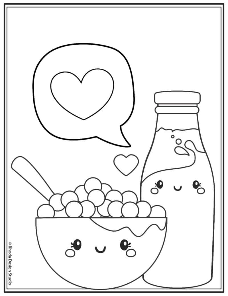 Valentine Coloring Pages: 50 Free Sheets