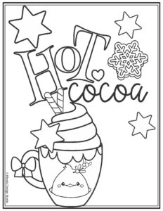 25 Winter Coloring Pages Free for Kids