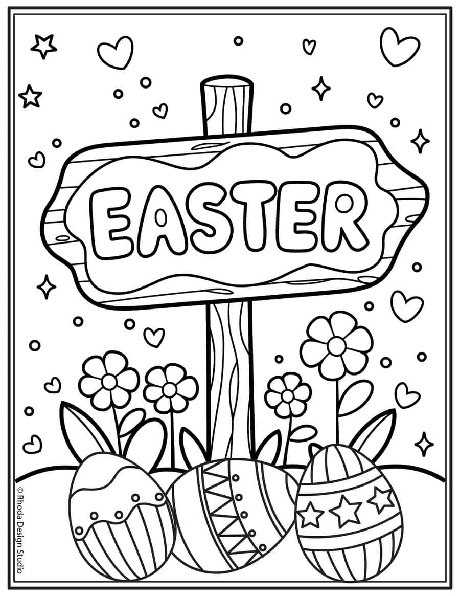 Free Easter Coloring Pages for Kids