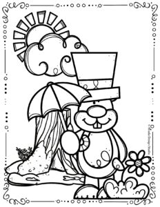 Free Groundhog's Day Activities and Coloring Pages