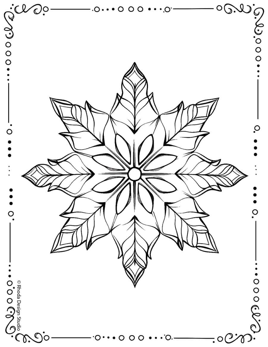 Free Snowflake Bentley Activities and Coloring Pages