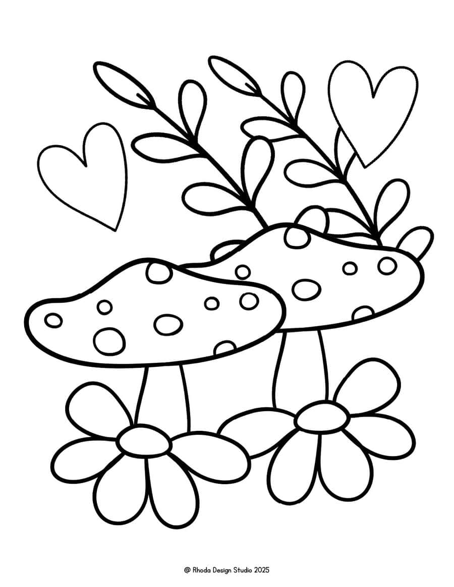 Cute Spring Coloring Pages: 20 Free Printable PDFs