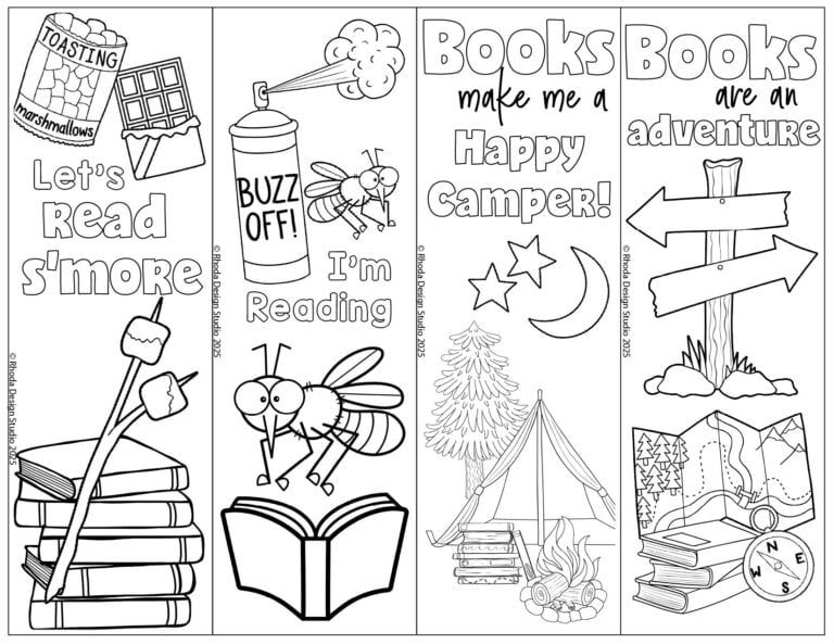 Free Summer Bookmarks for Fun Reading