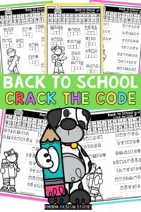 Winter Crack the Code Worksheets: Puzzles for Grades K–4