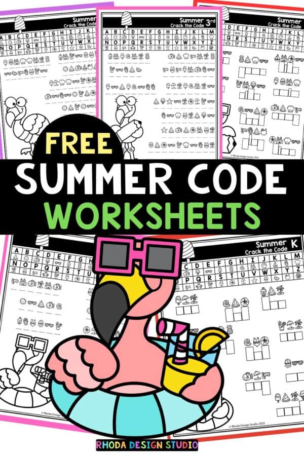 Winter Crack the Code Worksheets: Puzzles for Grades K–4
